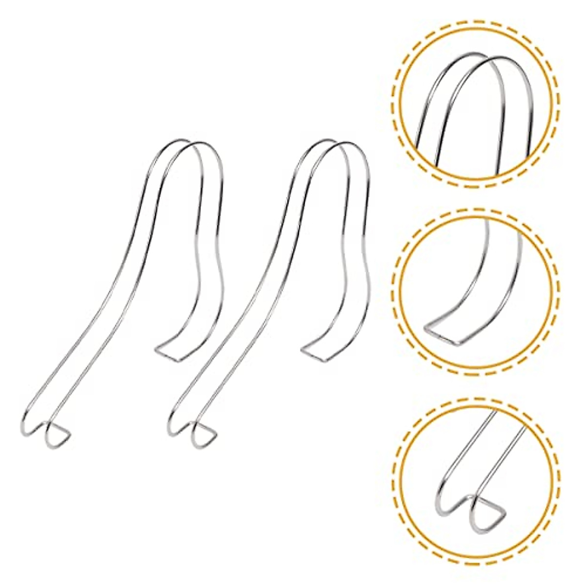 ULTECHNOVO 8pcs Steel Storage Shoes Sandal Display, Silver Boot Shaper Insert Display Hig Organizers Racks, High Stands Stainless Shop Womens Store Supports Shoe Forms: Inserts Showcase