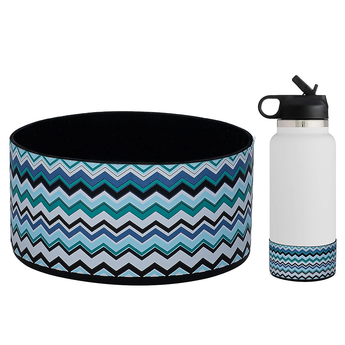 WK IEASON Protective Silicone Base Boot 12oz-24oz for Hydro Flask Wide Mouth/Standard Mouth, Anti-Slip Silicone Cover Bumper Compatible with Stanley Tumbler 40oz 30oz 20oz-2.83inch Bottom Diameter