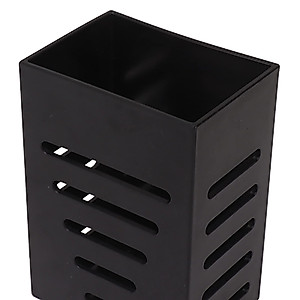 Flatware Drainage Rack, Neat Keeping Decorative Wall Mounted Simple Installation Rust Proof Iron Plastic Tableware Drainage Holder for Kitchen (Bowl Holder Chopsticks Holder Spoon Holder)