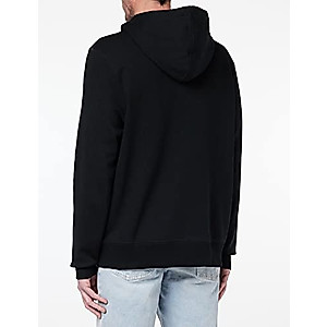 Champion Men's Authentic Originals Sueded Pullover Hoodie, Black, Large
