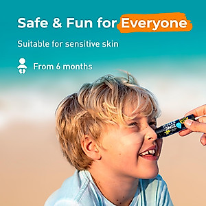 Sun Zapper Zinc Oxide Mineral Sunscreen Stick – SPF 50+ Water Resistant – Light Skin Tone (Bronze/Tan) – 12g (0.42 Oz) – For Face & Body – Adults & Kids – Made in Australia