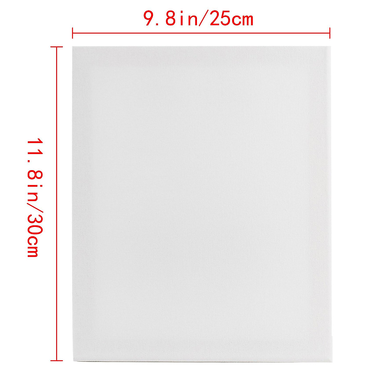 MEECI 2 Pack Canvases for Painting with 10x12, Stretched Blank Canvas Framed White Canvas Boards Painting Supplies Art Board Paint Canvas Panels DIY Gift for Kids Adults Artist Hobby Painters