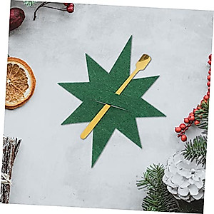 ERINGOGO 24 Pcs Cute Candy Wrap Bag Carnival Flatware Holders Christmas Cutlery Holders Fork Bag Pouch Decor Christmas Tableware Holders Banquet Storage Bag Felt Cloth Pocket