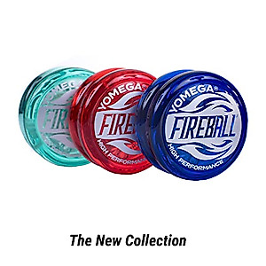 Yomega Fireball -HIGH Performance YOYOS Responsive Transaxle Yoyo, Great for Players to Perform Like Pros + Extra 2 yo yo Strings & 3 Month Warranty (Teal)
