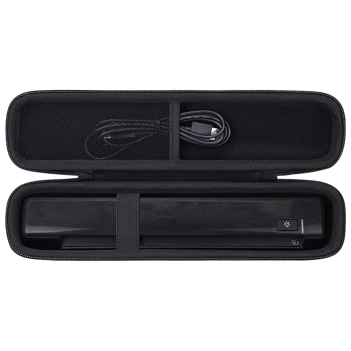 co2CREA Hard Travel Case Replacement for Epson Workforce ES-50 ES-60W DS-70 DS-80 Portable Sheet-fed Document Scanner (Black)