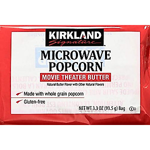 Kirkland Microwave Popcorn 3.3 Ounce Bags - 8 Bags