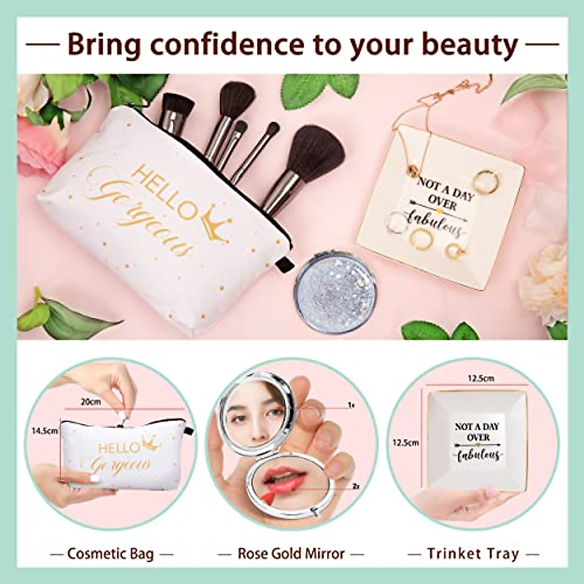 Birthday Gifts for Women Thank You Gifts Best Friends Gifts Get Well Soon Gifts Valentines Day Gifts for Her Relaxing Spa Gift Baskets for Women, Mom, Wife, Sister, Nurse Friends You are Awesome Gifts