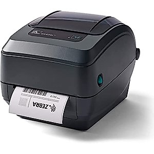 ZEBRA GK420T Thermal Transfer Desktop Monochrome Barcode Label Printer, Gray - USB, Serial and Ethernet Connectivity, 203 dpi, 4.25" Max Print Width, JTTANDS