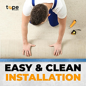 WOD Double Sided Carpet Tape, 2 inch x 25 ft. Heavy-Duty Tack, Residue Free, for Convention & Trade Shows Indoor/Outdoor Rugs DCCT110W