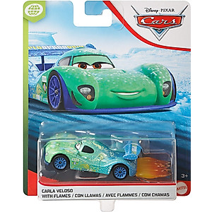 Disney Cars Pixar Carla Veloso with Flames