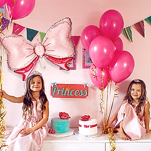 Hot Pink Balloon Arch Kit for Pink Mouse for Baby Shower Wedding Birthday Party Girls Party Decor Princess Mouse Theme Patry