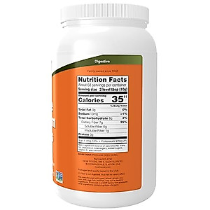 NOW Supplements, Whole Psyllium Husks, Non-GMO Project Verified, Soluble Fiber, 24-Ounce