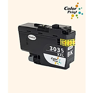 ColorPrint 1-Pack Compatible LC3035 BK Ink Cartridge LC3035XXL Replacement for Brother LC3035BK 3035 Black LC3033 BK LC3033XXL Used for MFC-J815DW MFC-J805DWXL MFC-J805DW MFC J995DW J995DWXL Printer