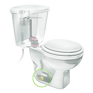 Fluidmaster 7110T-002-P10 Secure Toilet Bolt Caps, White