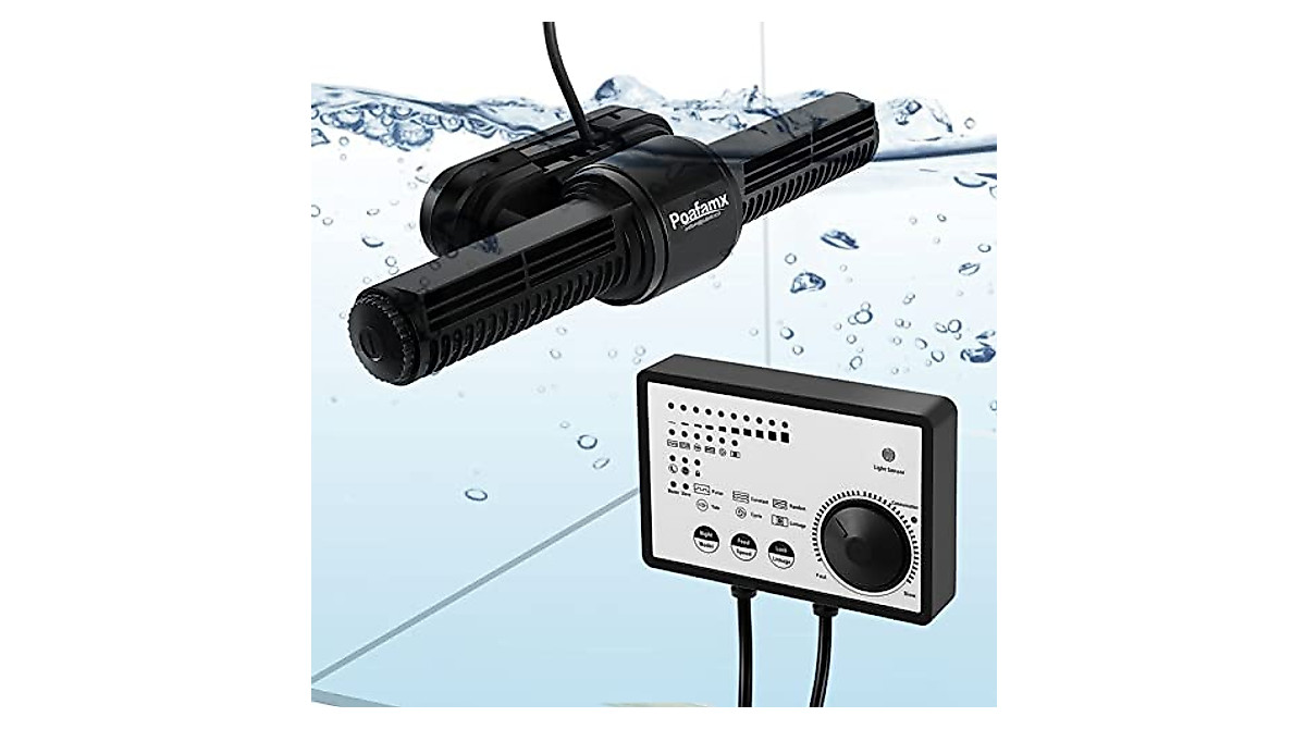 Poafamx Wave Maker for Aquariums - 50W, 1.2-4M Tanks
