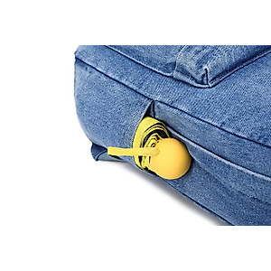 Classic Vintage Denim Bookbags School Bag College Jeans Backpack Daypack Rucksack