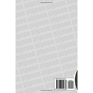 Pigeon: Notebook, Gift for someone who loves pigeons (Notebook for school, for drawing, Composition Book) (6" x 9" Large) (64 pages)