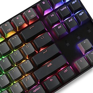 Keychron K8 Tenkeyless Wireless Mechanical Keyboard for Mac, RGB Backlight, Bluetooth, Multitasking, Type-C Wired Gaming Keyboard for Windows with Gateron G Pro Brown Switch