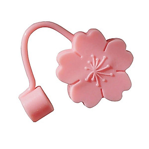 Cute Silicone Straw Plug,Reusable Cartoon Plugs Cover, Drinking Dust Cap, Straw Tips Lids Plugs Decorative Straw Cap Party Supplies(08)