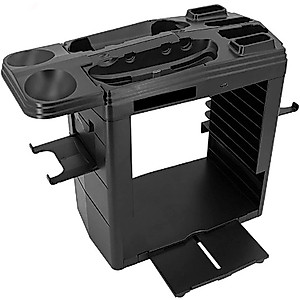 YICHUMY Mulfunction Game Disc Stand Tower Controller Charger Charging Dock for Switch 4 Joycontroller, 2 Pro Controllers and 2 Poke Ball Plus Controllers, Storage for Switch Accessories