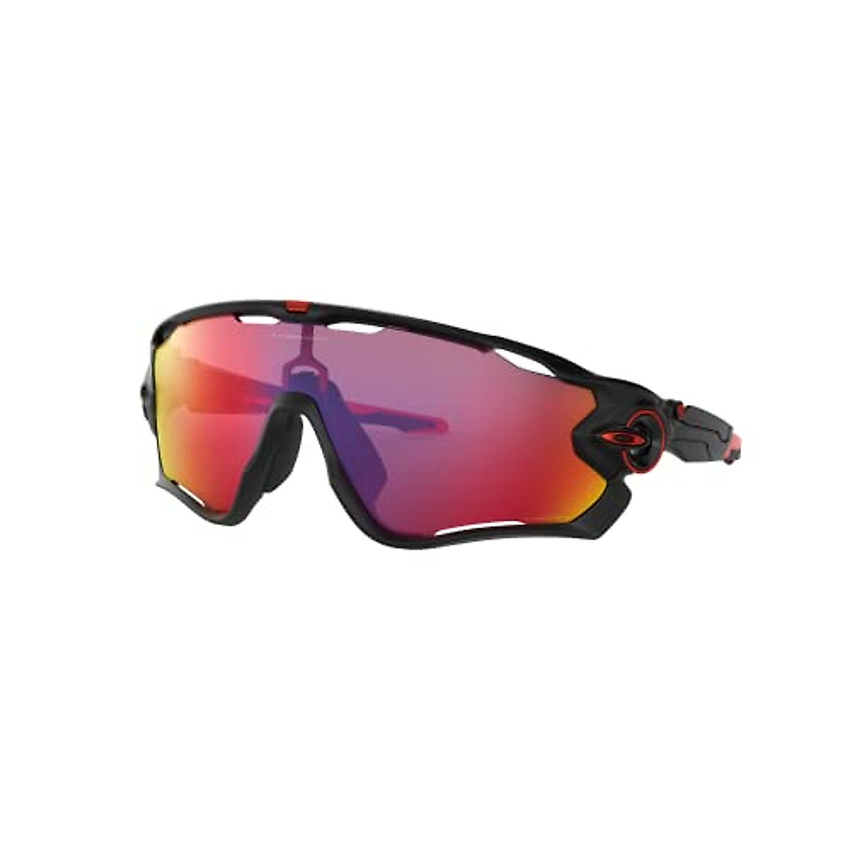 Oakley Men's OO9290 Jawbreaker Rectangular Sunglasses, Matte Black/Prizm Road, 31 mm
