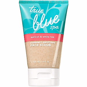 Bath & Body Works True Blue Spa Apricot & White Tea Facial Scrub 4oz