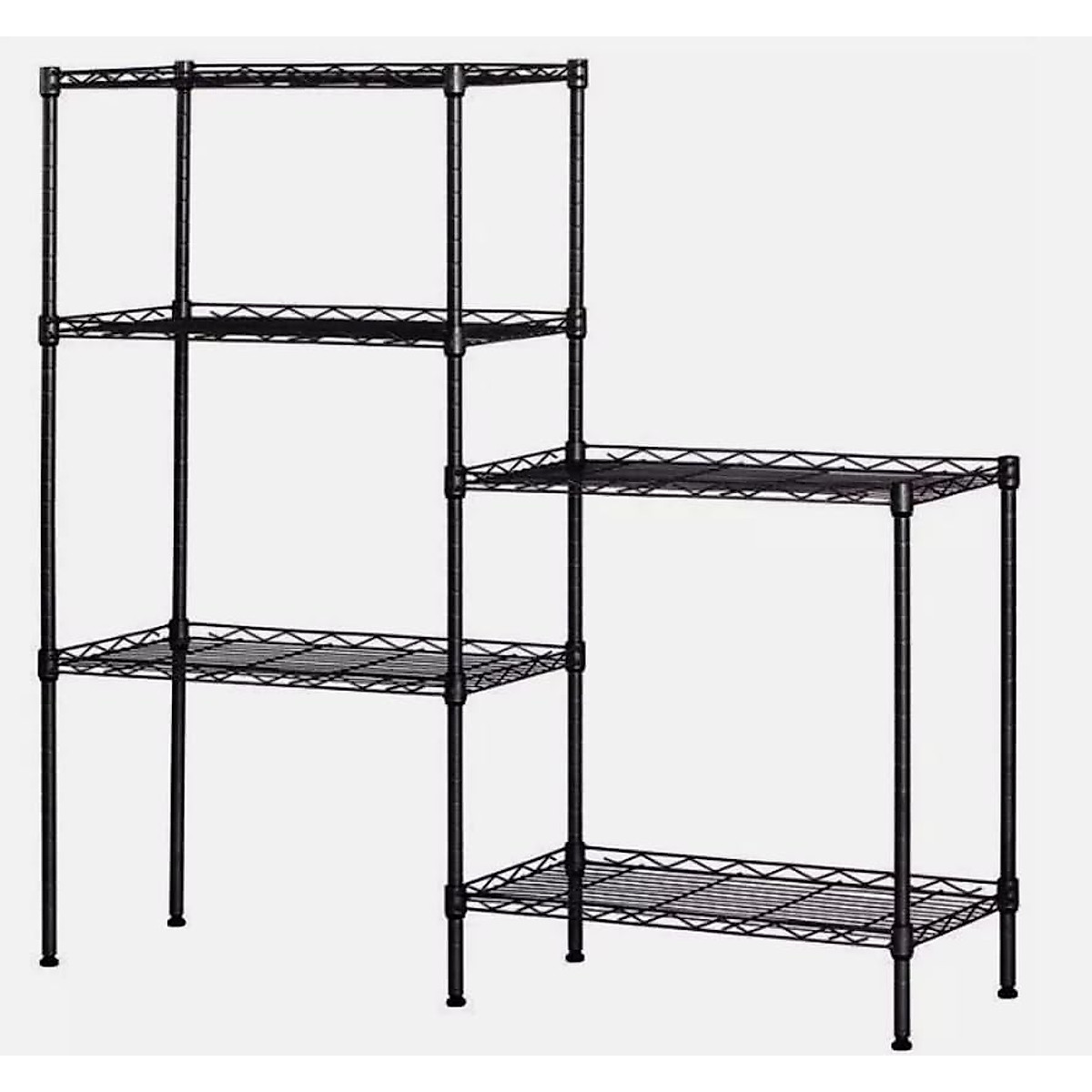 YFZZBH 60"x22"x12" 5 Layer Wire Shelving Rack Adjustable Shelf Storage Unit Commercial