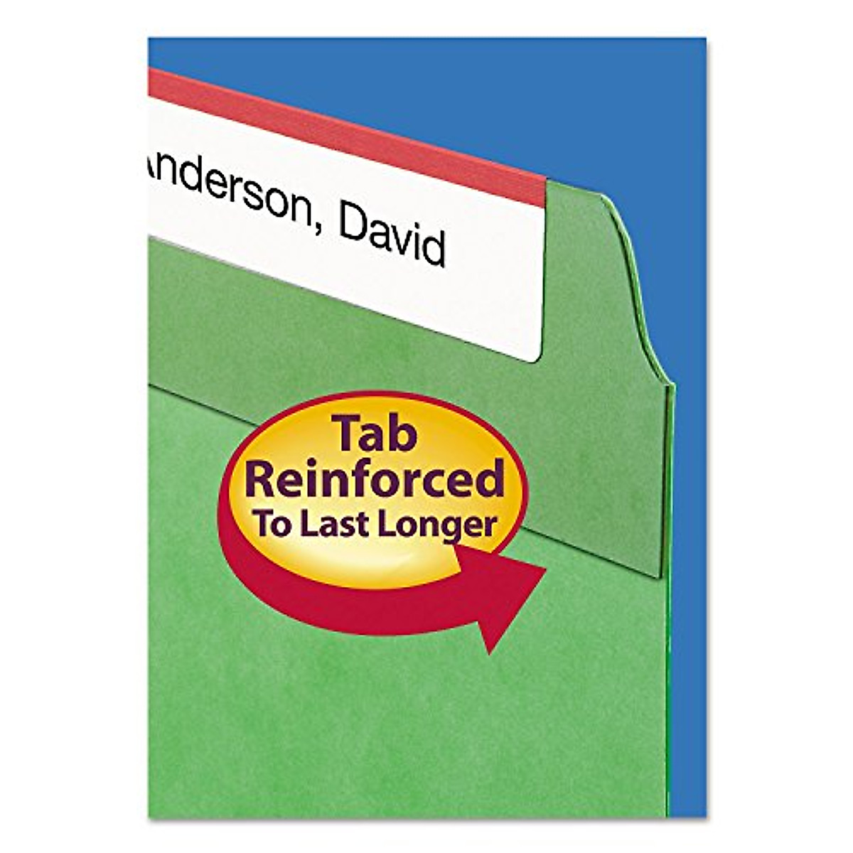 Smead File Folder, Reinforced Straight-Cut Tab, Legal Size, Green, 100 per Box (17110)