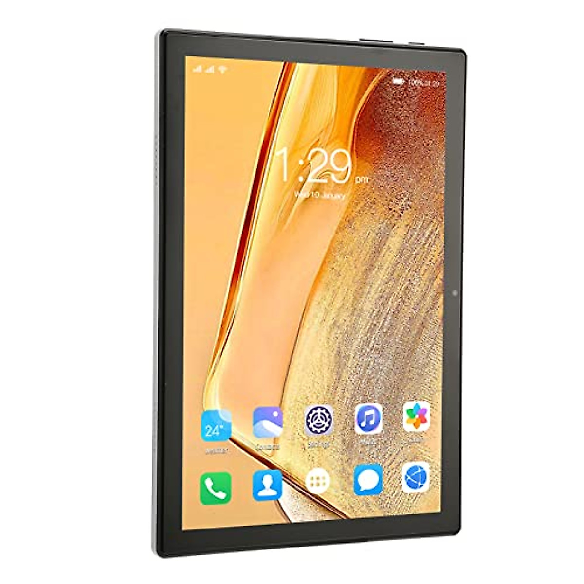 Qinlorgo 10 Inch Tablet, 4G Tablet 6GB 256GB Dual SIM Dual Speaker for 11 for Office (US Plug)