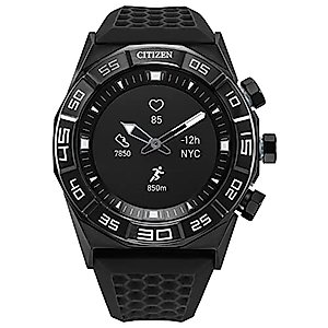 Citizen CZ Smart Gen 1 Hybrid smartwatch 44mm, Continuous Heart Rate Tracking, Fitness Activity, Golf App, Displays Notifications and Messages, Bluetooth Connection, 15 Day Battery Life