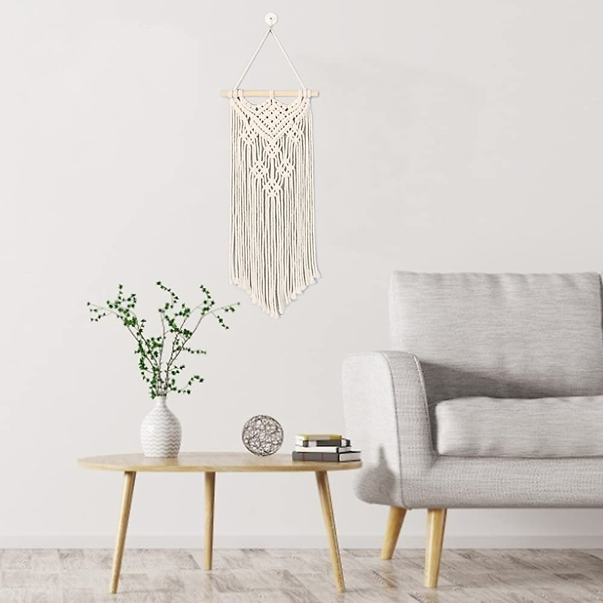 Lizipai Macrame Wall Hanging Boho Tapestry, Wall Hanging Decor,Woven Wall Art Home Wall Decor Used To Decorate Rooms,living Rooms,gardens, Shops,cafes and Studios.