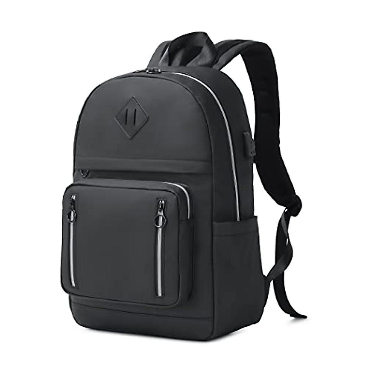 Joymoze Waterproof Stylish Girl Backpack Cute Laptop Backpack for Women Black