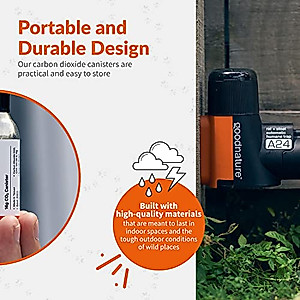 Goodnature CO2 Canister, Carbon Dioxide Canister for A24 Rat & Mouse Traps, Fits All A24 Traps, 16gr Canister, 5-Pack