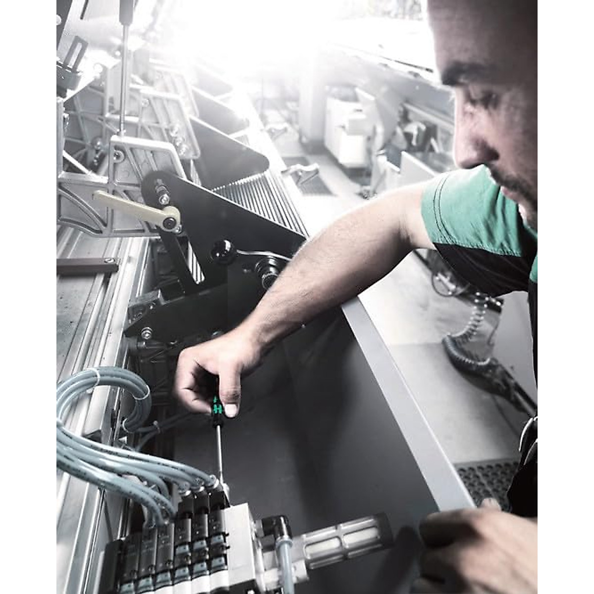 Wera 2035/6 Kraftform MicroSlotted/Phillips Electronics Screwdriver Set and Rack, 6-Piece, 05118152001