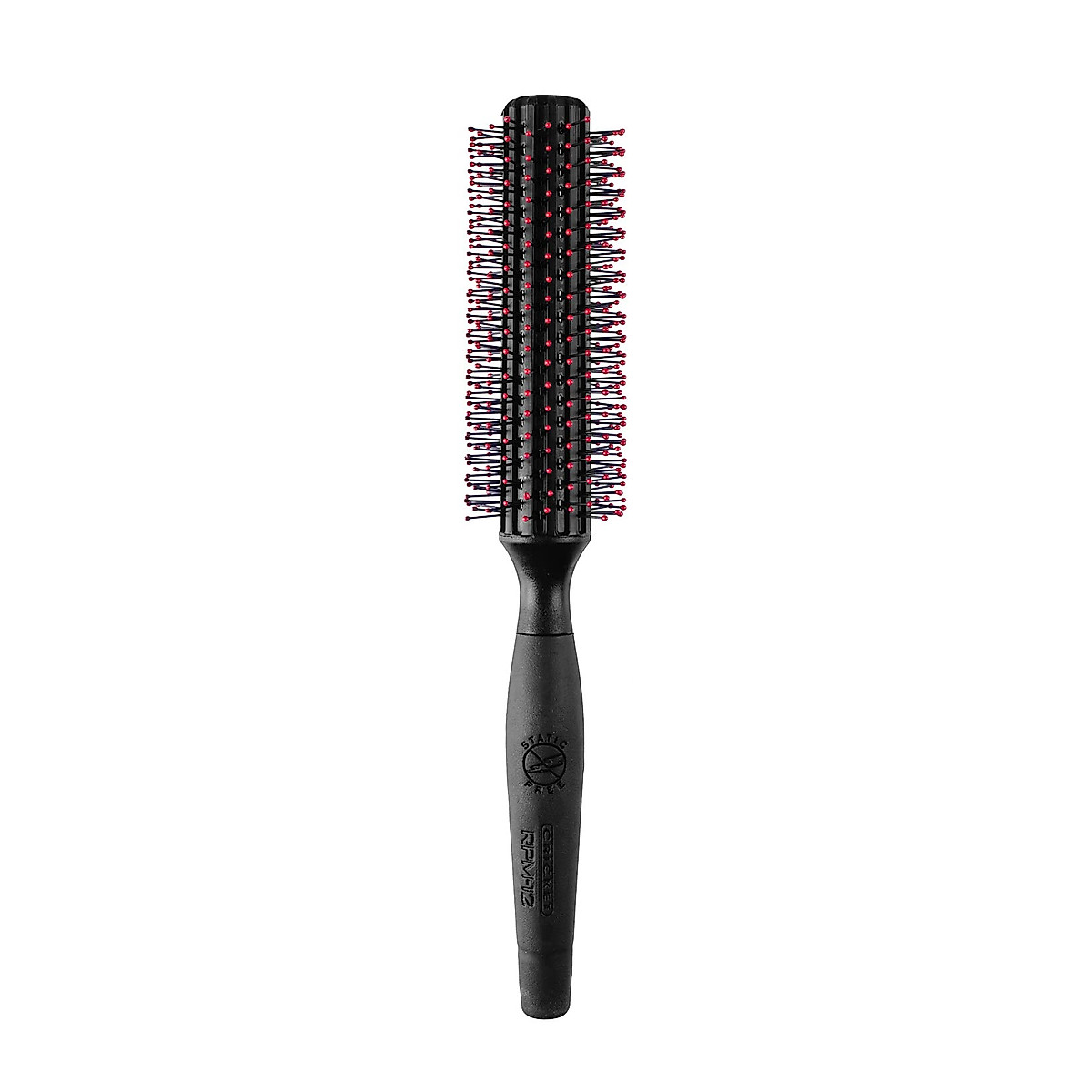 Cricket Static Free RPM 12 Row Round Hair Brush - Curling, Blow Drying, Detangling and Styling Wet or Dry, Suitable for All Hair Types
