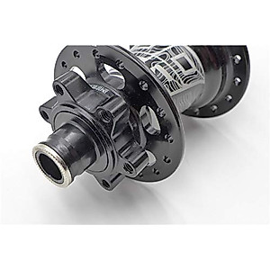 BestPartsCom XM490 32 Hole Hub Full Aluminum Ultralight MTB Mountain Bike Disc Brake Hub Through axle Front Hub 15x100mm Black for Shimano 8-11speed & SRAM 8-10speed