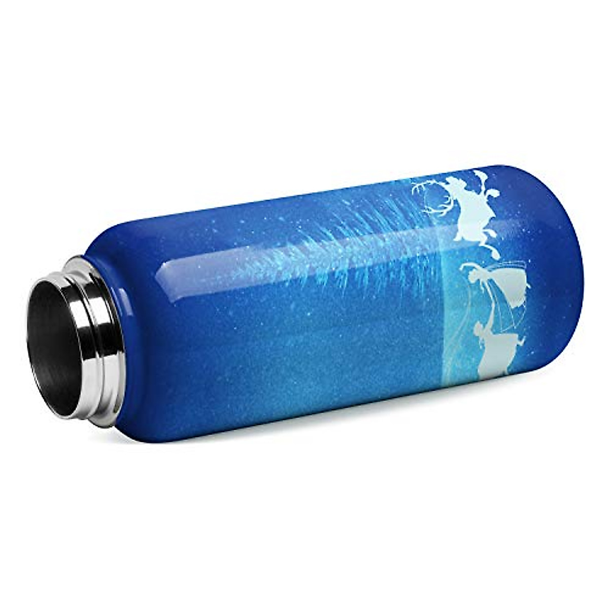 Simple Modern Disney Water Bottle with Straw Lid Vacuum Insulated Stainless Steel Metal Thermos | Reusable Leak Proof Flask for Gym, Travel, Sports | Summit Collection | 32oz Frozen Snowy Enchantment