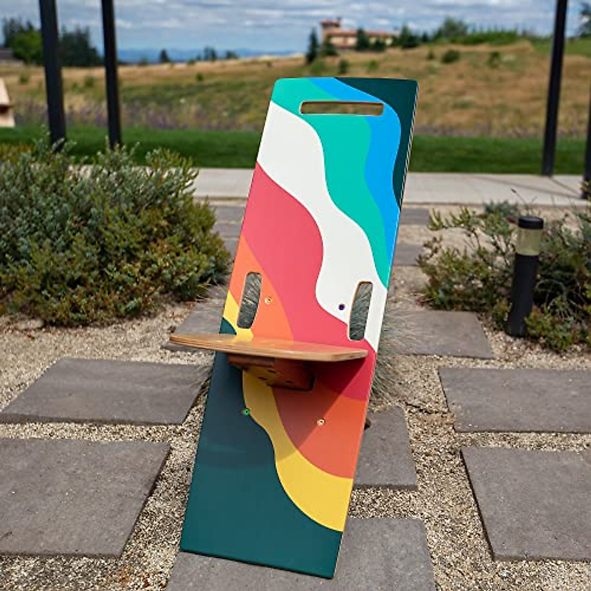 Trippy Outdoor Adirondack Chair Easy Assemble Foldable Adirondack Chair Outdoor Patio Lifetime Adirondack Chairs, Folding Adirondack Chair for Camping, Vacations, Fire Pit, Garden (Sylvanus)