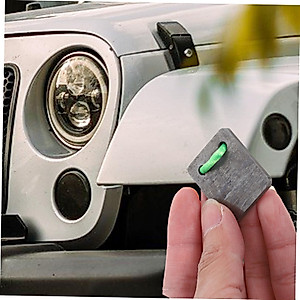 GAROZATION 1pc Paint Scraper Particle Scraper Particle Cleaning Scraper Auto Window Tint Vinyl Tool Paint Spatula Paint Remover Tool Dust Cleaning Car Repair Tool Grey Tungsten Steel