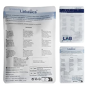 Labasics 5-Pack Stir Bar Set, 10 mm PTFE-Coated Magnetic Stirring Bars White Laboratory Stir Mixer for Stirrers, 5 PK