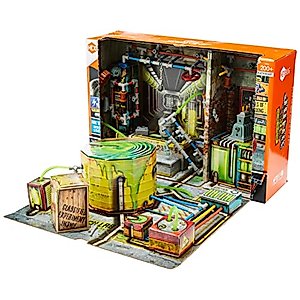 HEXBUG JUNKBOTS Small Factory Habitat Sector 44 Research Lab, Surprise Toy Playset, Build and LOL with Boys and Girls, Toys for Kids, 200+ Pieces of Action Construction Figures, for Ages 5 and Up