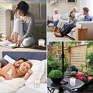 Scented Candles Gift Set with 8 Fragrances Candle Gift Set Candles for Home Scented Scented Candles Aromatherapy in Glass Jar Soy Wax for Mother's Day Gift Gift for Her Gift for Mom