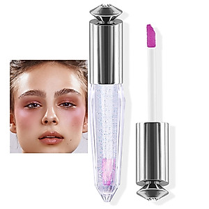 Rosarden Color Changing Blush -Multi-use Cream Blush for Cheek, Lips and eyelid - & Long Lasting Color Changing Blush Oil - Clear Blush Color Changing for Glossy Finish Blush Makeup,Pack Of 1,1 Oz