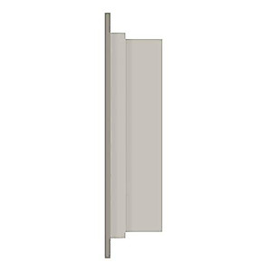 Ketcham 160 - 14"W x 20"H Deluxe Series Recessed Mounted Bright Annealed Stainless Steel Framed Single Door Medicine Cabinet