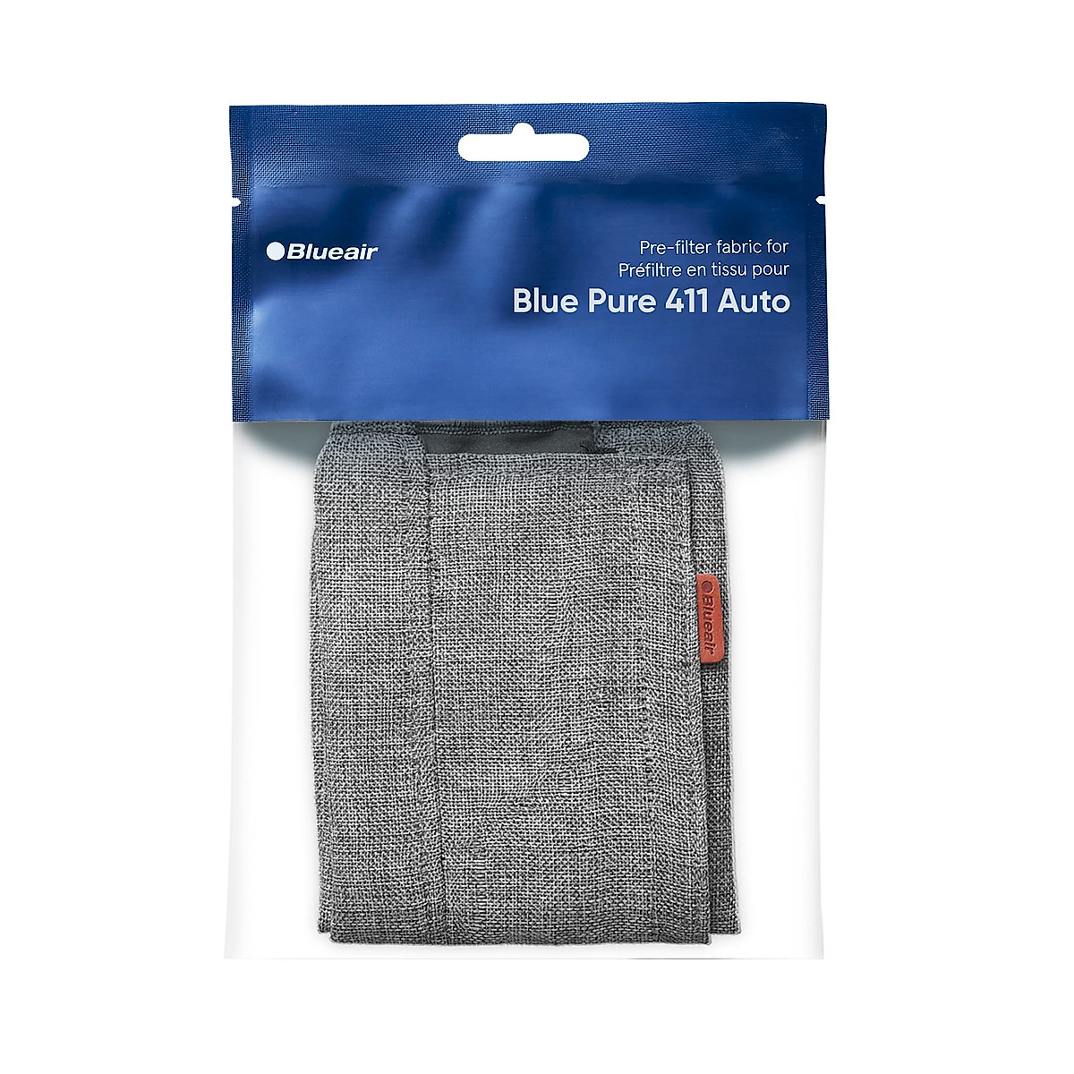 BLUEAIR Blue Pure 411 Auto Gray Pre-filter, Washable Fabric Traps Pollen, Pet Hair & Dust, Arctic Trail