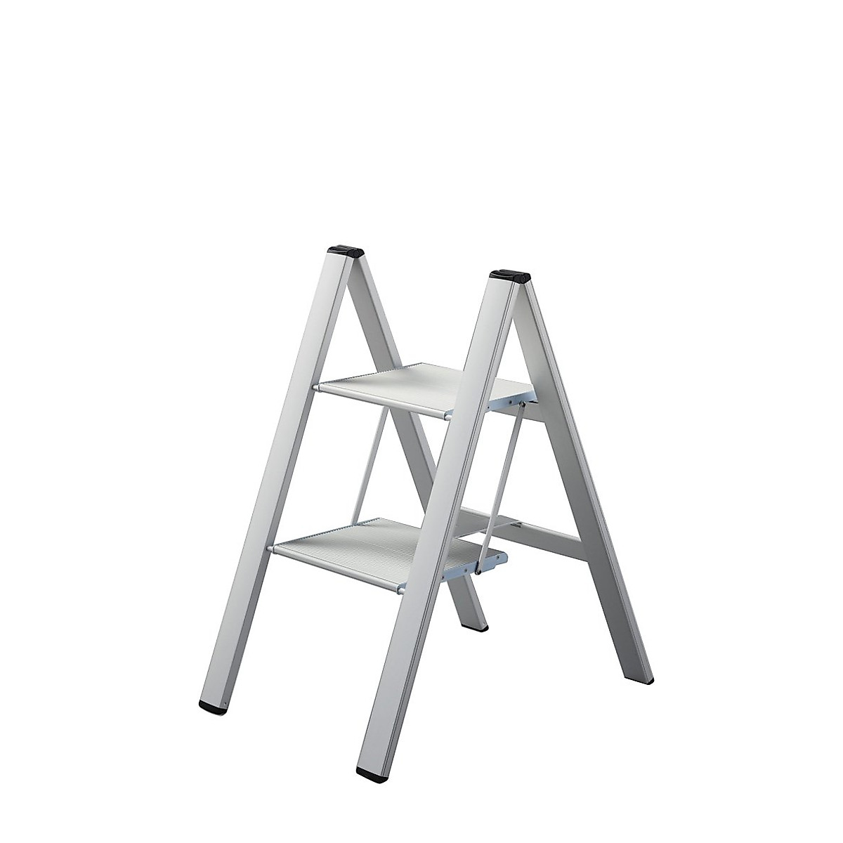 Hasegawa Ladders Slim Step Stool, 2, Silver