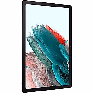 SAMSUNG Galaxy Tab A8 Android Tablet, 10.5” LCD Screen, 32GB Storage, Long-Lasting Battery, Kids Content, Smart Switch, Expandable Memory, Pink Gold, SM-X200NIDZXAR (Renewed)