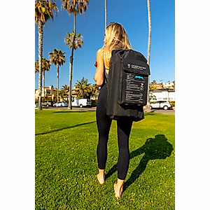 Neso Party Tent, 8 Ft Height, 11X22 Ft, 23 Pounds, Canopy Event Tent for On and Off The Beach (Teal)