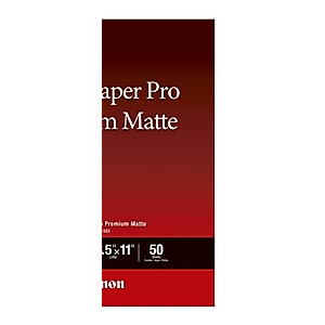 Canon PM-101 Photo Paper Pro Premium Matte (8.5 x 11", 50 Sheets)