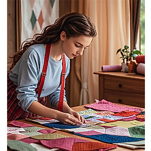 iNee Charm Packs for Quilting 5 inch, Precut Cotton Quilting Fabric Bundle, 48-5" Charm Squares, Light Coffee